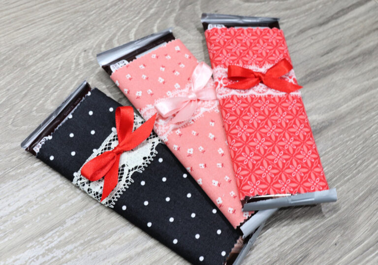 Fabric Wrapped Candy Bars - Amy Latta Creations