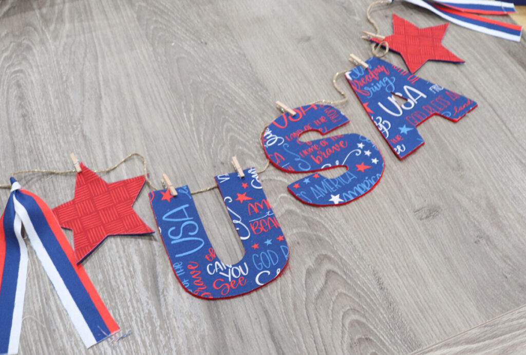 Patriotic USA Banner - Amy Latta Creations